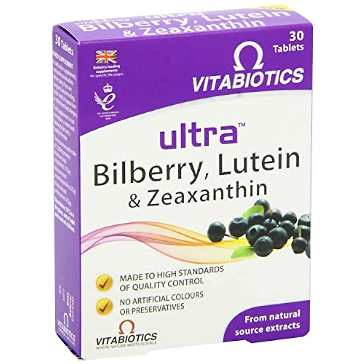 Vitabiotics - Ultra Bilberry, Lutein & Zeaxanthin - 30 Tablets