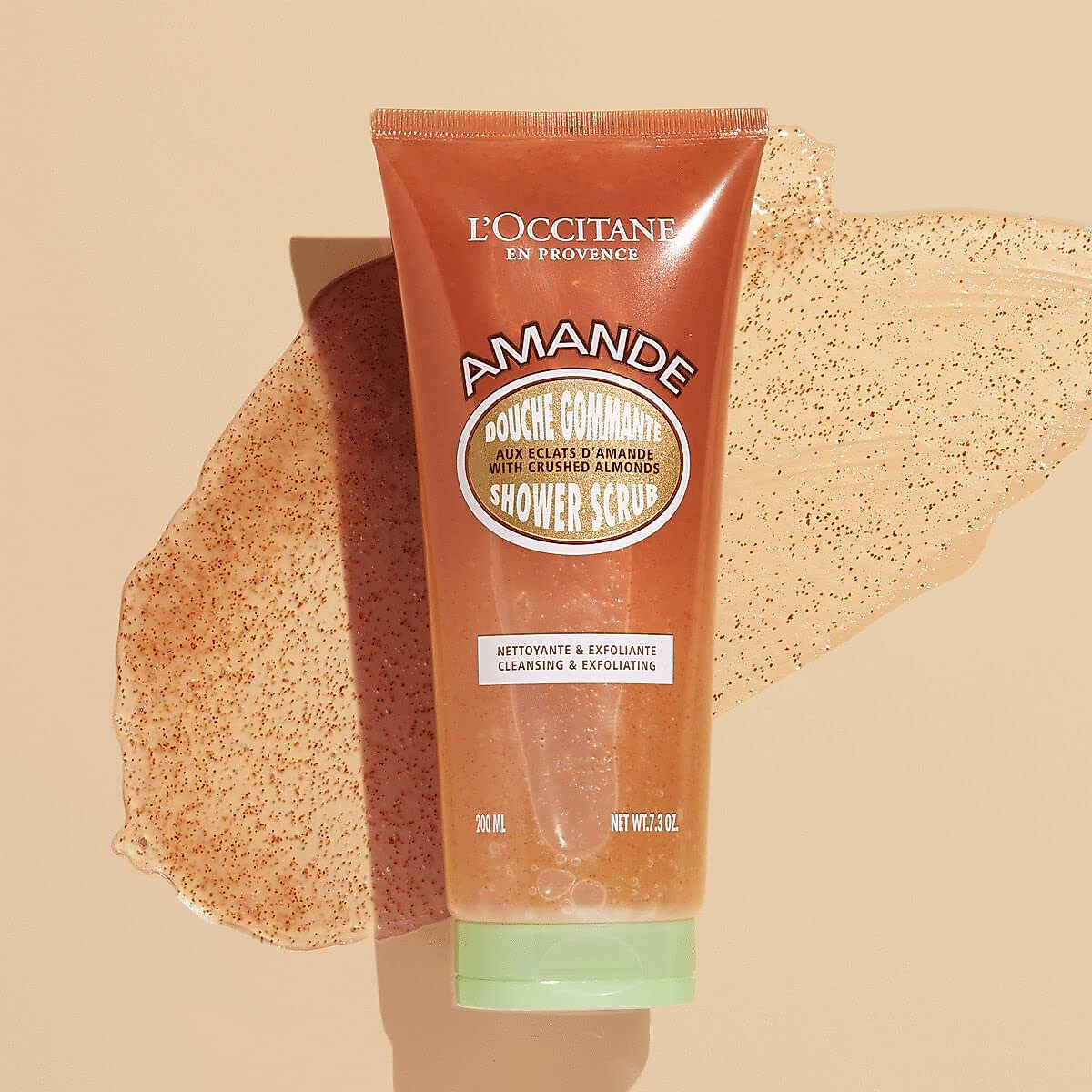 L'OCCITANE Almond Shower Scrub 200ml, 7.3 oz.