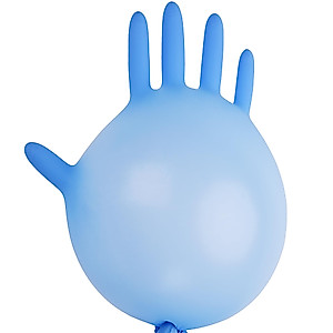 TitanFlex Nitrile Exam Gloves, Blue, 6-mil, Small, Box of 100, Heavy Duty Nitrile Gloves Disposable Latex Free, Powder Free, Medical Gloves, Cooking Gloves, Mechanic Gloves, Cleaning Gloves