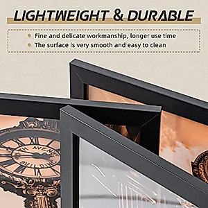 QDSSDECO 16"x20" Picture Frame Black Wood Frame with PS Board Hanging on the Wall Display Picture, Set of 3