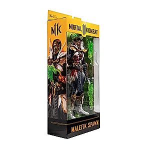 McFarlane Toys Mortal Kombat Malefik Spawn Bloody Disciple 7" Action Figure with Accessories
