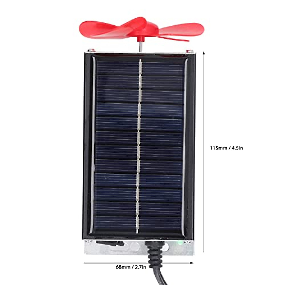 Car Solar Wind Power Generator Extender Generator with Fans Outdoor Generation System Small DC Solar Panels Electric Vehicle Range Booster Battery Extending Generator 12V‑125V