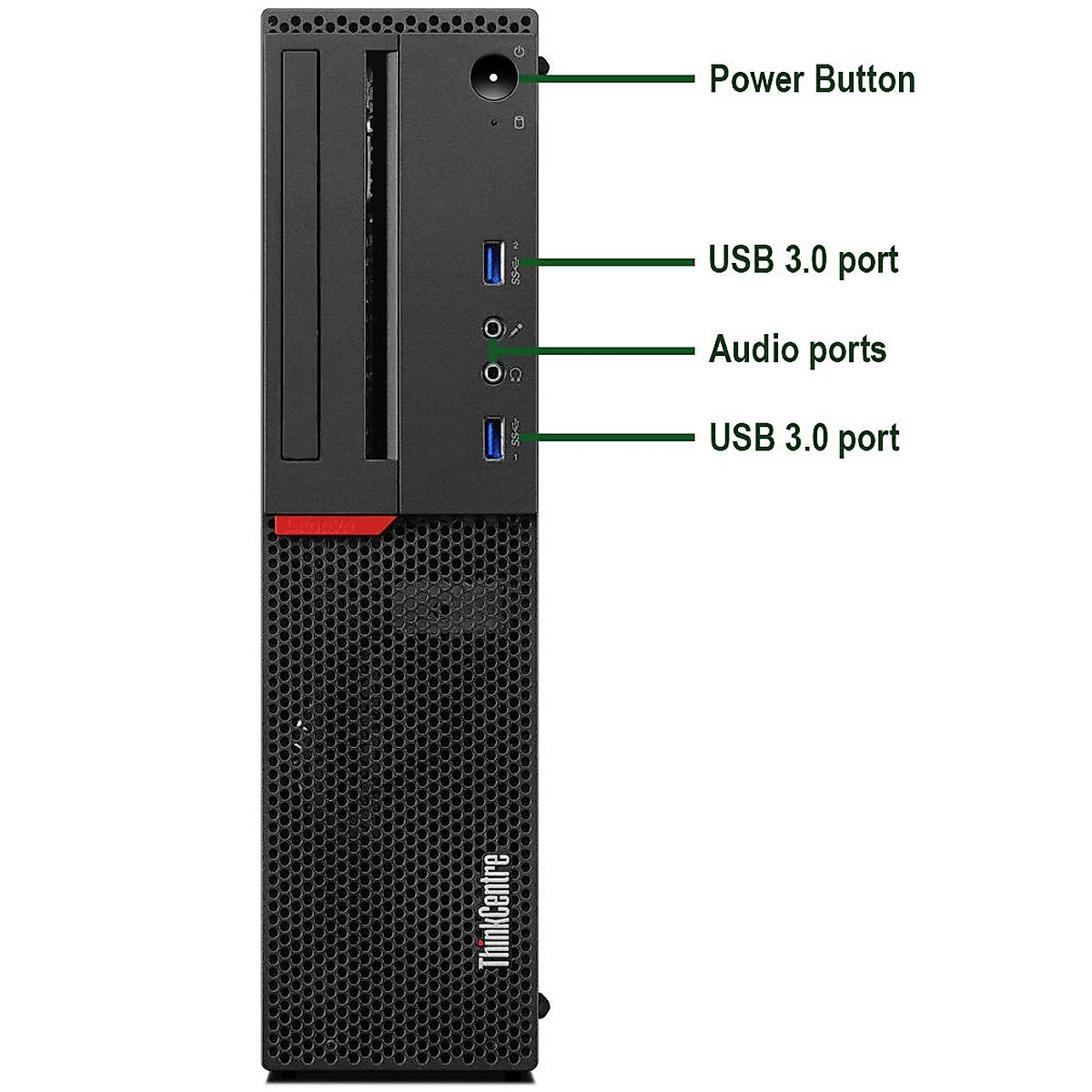 Lenovo M700 SFF Computer Desktop PC, Intel Core i5 6500 Processor, 8GB Ram, 128GB M.2 SSD, 500GB Hard Drive, Wireless Keyboard & Mouse, 19" FHD Monitor, WiFi | Bluetooth, Win 10 Pro (Renewed)