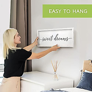 Hemi Home Decor Farmhouse Bedroom Wall Decor Above Bed, Rustic Wall Decor Bedroom, Wall Art Bedroom, Farmhouse Wall Decor Bedroom Wall Art, Pictures for Bedroom Wall Decor, 11 x 26 Inches