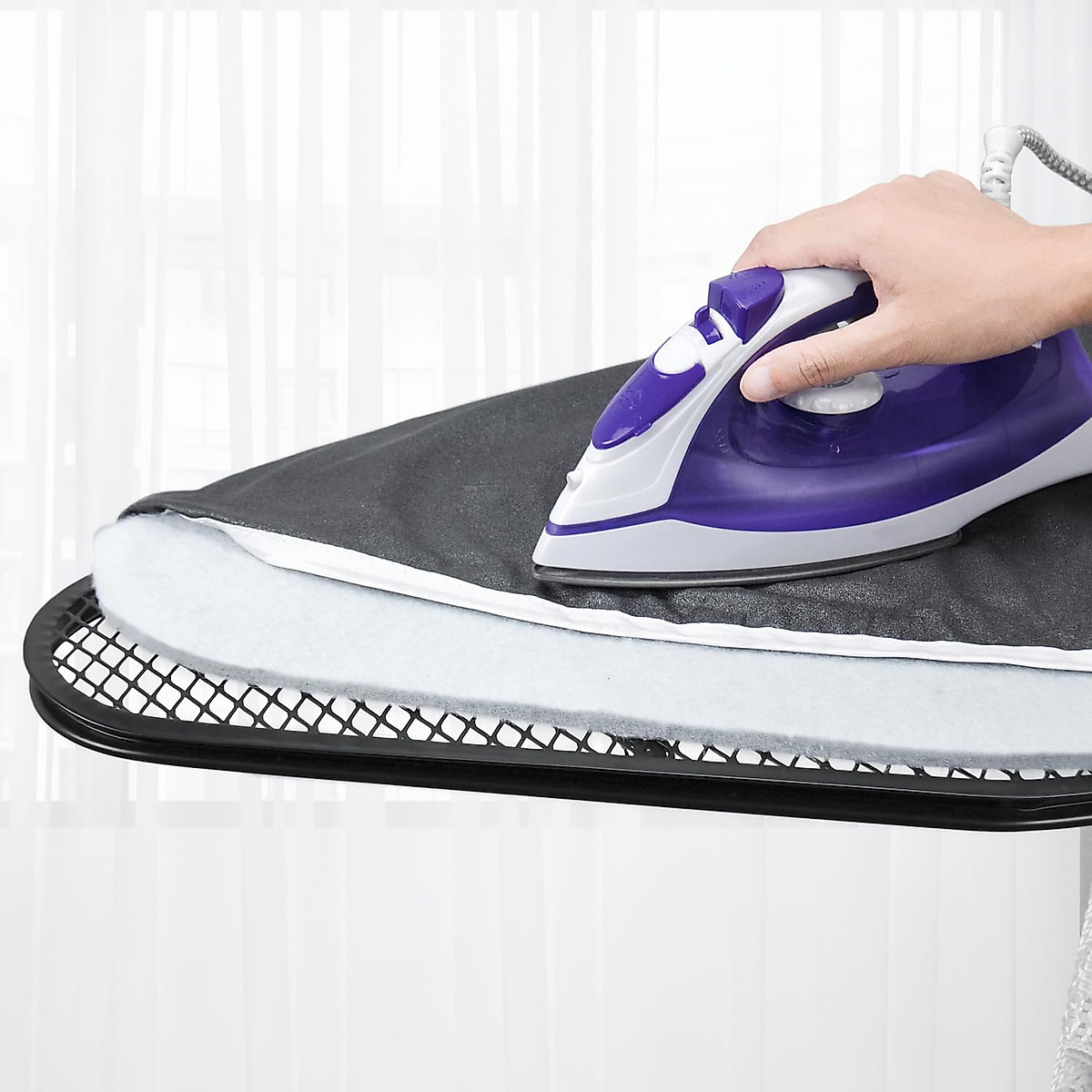 Duwee Delux Ironing Board Padding, Extra Dense Felt Material with 10 mm Thickness(15" x 48")