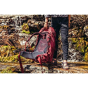 Gregory Mountain Products Kalmia 60 Backpacking Backpack, Bordeaux Red, XS/SM Plus (139219-1126)
