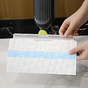 Kiviman 20 PCS Disposable Mop Pads Compatible with Shark Vacmop VM252 VM250 VM200 VM190 Mop Pad Refills for Shark VM252