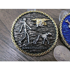 Navy Seal Team Six K9 Blue Squadron War Dogs Seals DEVGRU Challenge Coin