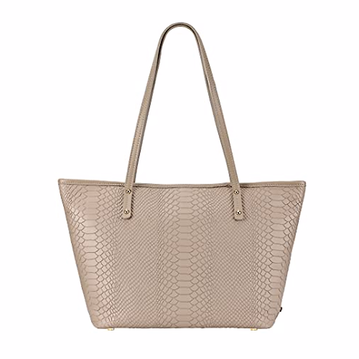 GiGi New York Women's Zip Taylor Embossed Python Tote