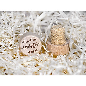 Custom Wine Stopper Personalized Party Favors Etched Wine Corks Housewarming Gift for Couple Engraved Wine Bottle Toppers Keepsake Gift Wine Gifts Personalized Wedding Gift Wine Stoppers Bulk