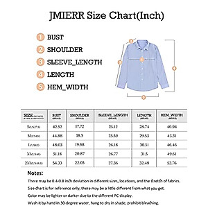 JMIERR Mens Slim Fit Casual Button Down Dress Shirts Pinpoint Stripe Long Sleeve Fall Shirt US 37.5(S),Green