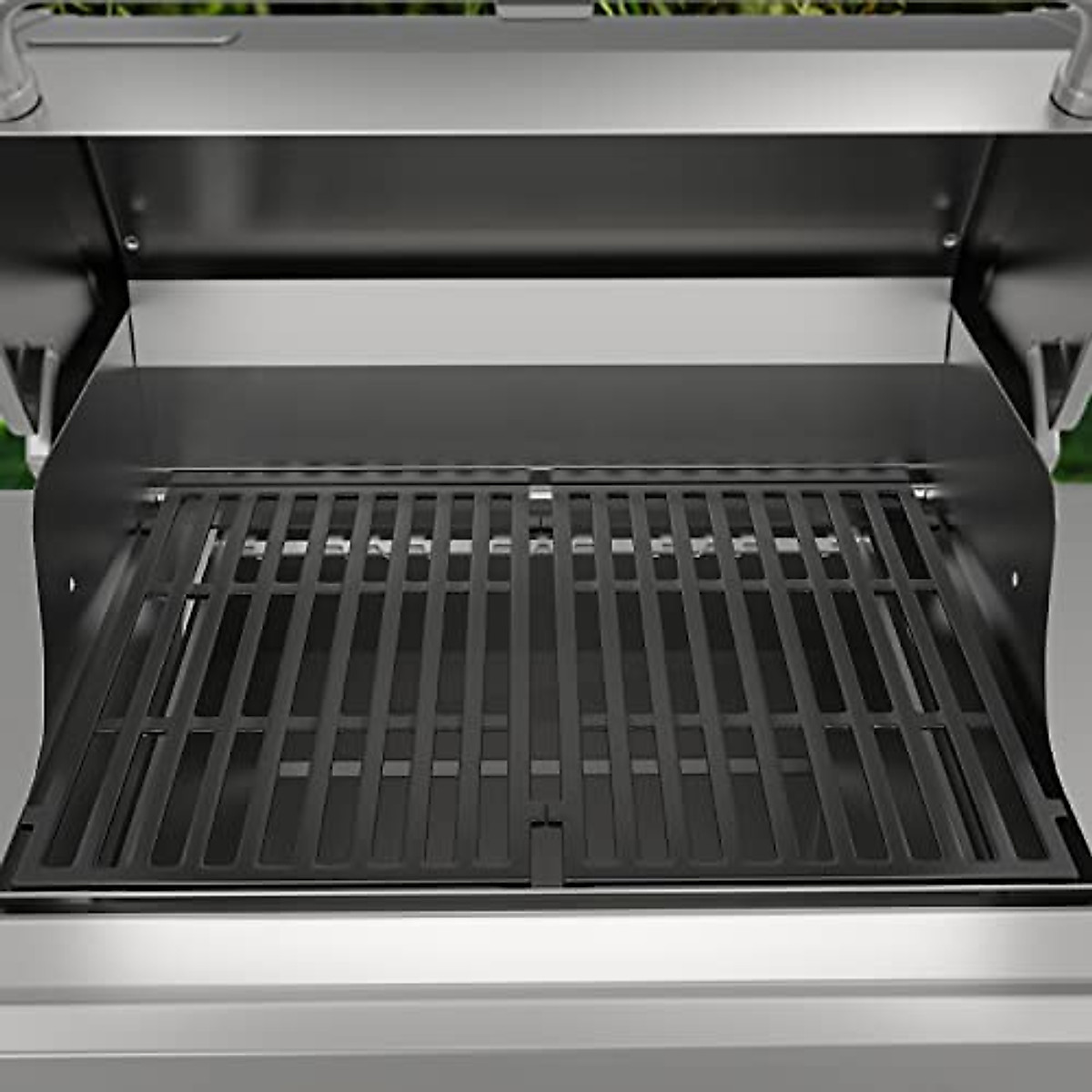 SafBbcue 7638 Cast Iron Cooking Grates Replacement for Weber E-310 E-320 S-310 Spirit II E-310 SP320 Spirit 700 Series Genesis Silver/Gold B/C 45010001 46510001 7526 7639 7525