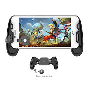 GameSir F1 Grip Game Controller Mobile Joystick Gamepad, Ergonomic Design Handle Holder Handgrip Stand for PUBG Fortnite, Support 5.5''-6.5'' Smartphone