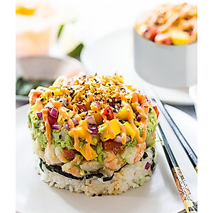 Set of 4 - Round Stainless Steel Small Cake Rings, Mousse and Pastry Mini Baking Ring Mold with Pusher