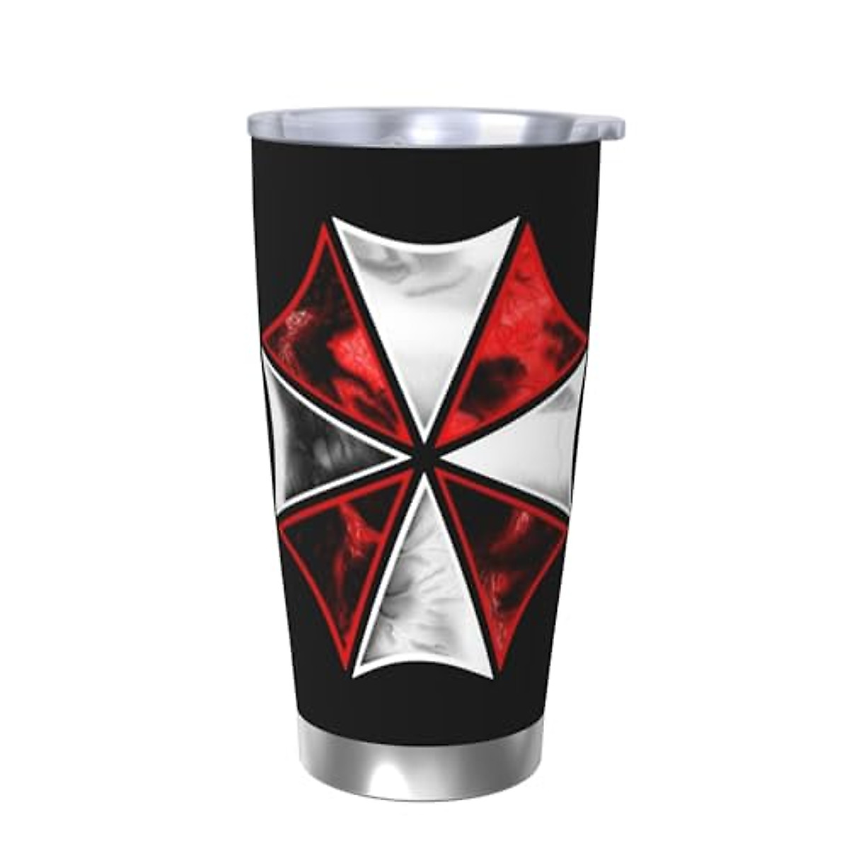 JIESAJ Resident Umbrella Evil Corp Symbol Insulated Tumbler 20oz Travel Cup For Man'S Womens Insulated Tumbler