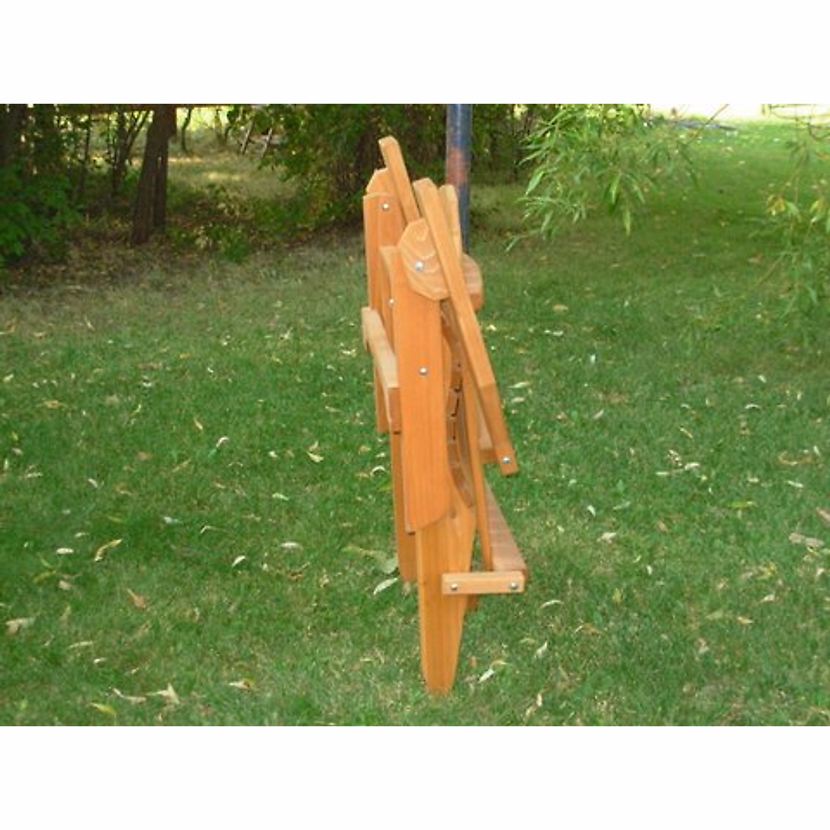 Kilmer Creek Folding Natural Cedar Adirondack Chair, Amish Crafted