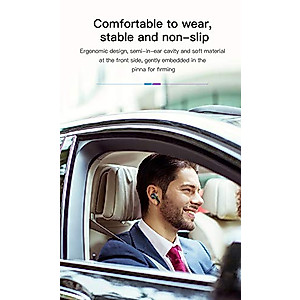 Wireless Earbuds Bluetooth Headphones with USB-C Quick Charging Case in Ear Headset IP6 Waterproof LCD Display Premium Sound Deep Bass Ear Buds Sweat Resistant Earphones for Sports/Working (Black)