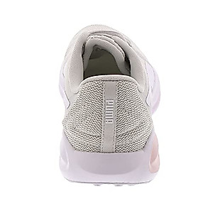 PUMA Women's Twitch Runner Pop, Nimbus Cloud White-Chalk Pink, 6.5
