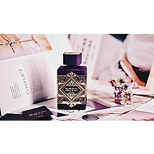 Lattafa Bade'e Al Oud Amethyst for Unisex Eau de Parfum Spray, 3.4 Ounce