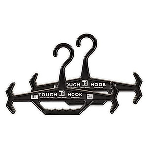 Original Tough Hook Hanger Pack Set of 2 | 1 Black and 1 Midnight |USA Made | Multi Pack