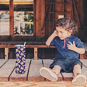 XccMe 30oz Sublimation Skinny Stainless Steel Tumbler,10Pack Double Wall Straight Slim Insulated Tumblers with Lids,Straws,Individually Box,Sublimation Coating for Heat Transfer (White)