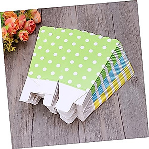 ULTECHNOVO 36pcs Popcorn Boxes Popcorn Cartons Popcorn Holder Popcorn Case Container Polka Dot Popcorn Boxes Popcorn Containers