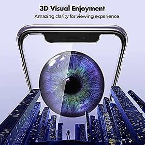 UNBREAKcable Privacy Screen Protector for iPhone 11 / iPhone XR, Shatterproof Tempered Glass [True 28°Anti Spy] [9H Hardness] [Easy Installation Frame] for iPhone 11,XR 6.1 inch - 2 Pack