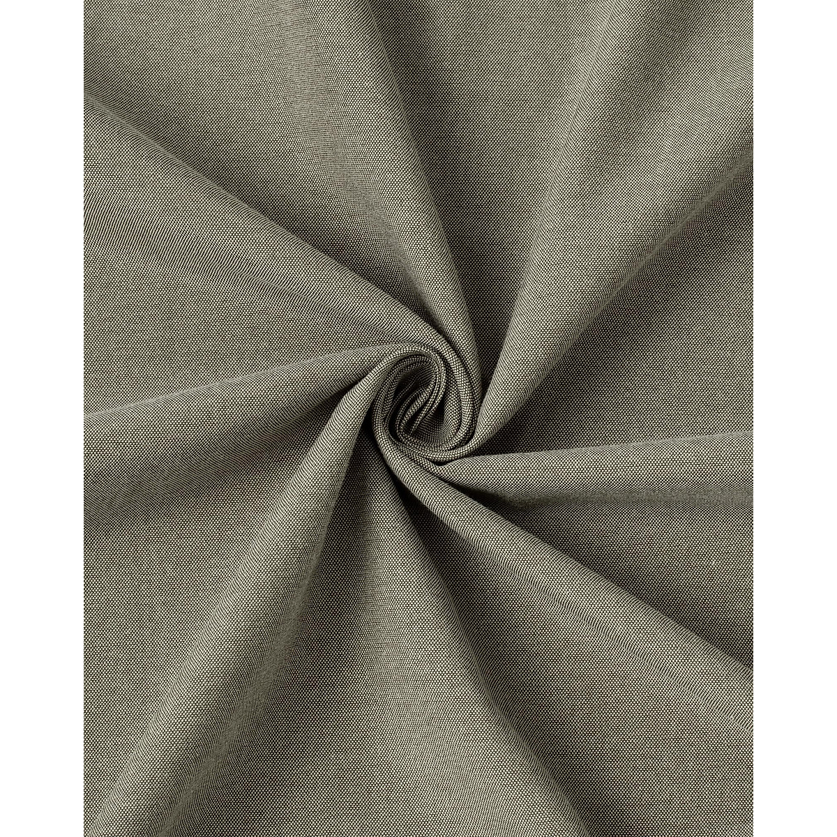 J.VER Men's Pinpoint Oxford Dress Shirts Long Sleeve Button Down Collar Shirt with Pocket Light Olive Green Large