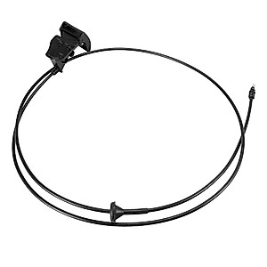 X AUTOHAUX Front Hood Release Cable Handle Assembly for Jeep Grand Cherokee WK 2005-2010 for Jeep Commander XK 2006-2010 Replace 55394495AB 55394495AC