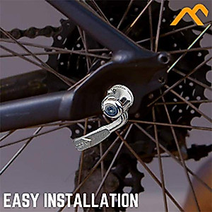 Alpcour Replacement Skewer – Quick Release Rear Wheel Axel Skewer for Road Mountain Bike Trainer – Indoor and Stationary Bicycle Training Replacement Parts and Accessories