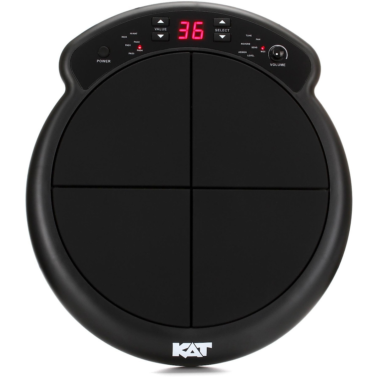 KAT Percussion KTMP1 Multipad Drum and Percussion Pad Bundle with 6713E 6700 Series Electronics Mounting Stand