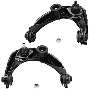 Detroit Axle - Front 6pc Suspension Kit for 2007-2012 Ford Fusion Lincoln MKZ 07-11 Mercury Milan 4 Lower Forward Rearward Control Arms 2 Upper Control Arms Ball Joints 2008 2009 2010 2011 Replacement