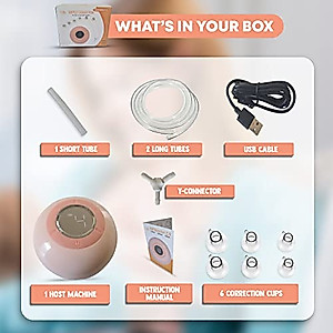 Cradle Plus Inverted Nipple Corrector -Rechargeable Nipple Suckers for Women | Suction Device | Electric Nipple Corrector for Inverted, Flat and Shy Nipples | Nipple everter, Nipple Suction Cups