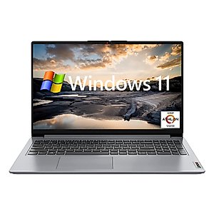 Lenovo IdeaPad Laptop, 15.6" HD Display, AMD Athlon Silver 3050U Processor, Windows 11 Home, 20GB RAM, 1TB SSD, 128GB eMMC, Webcam, HDMI, WiFi 6, USB Type-C, Long Battery Life, PCM