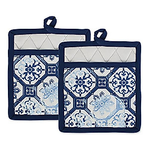 Lisbon Print Potholder - Set of 2