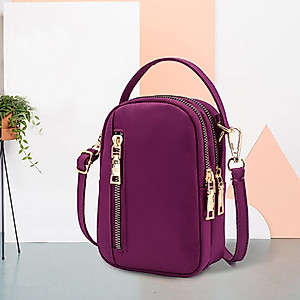 Activane Small Bag for Women Shoulder Bag with Detachable Strap for Passport Cell Phone