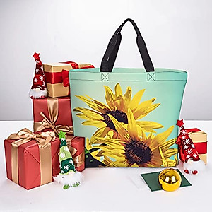 Lcqridy Custom Tote Bag with Handles Personalized Logo Text Image Photo Grocery Bag Shoulder Bag For Women Shopping Beach (Shoulder Bag)