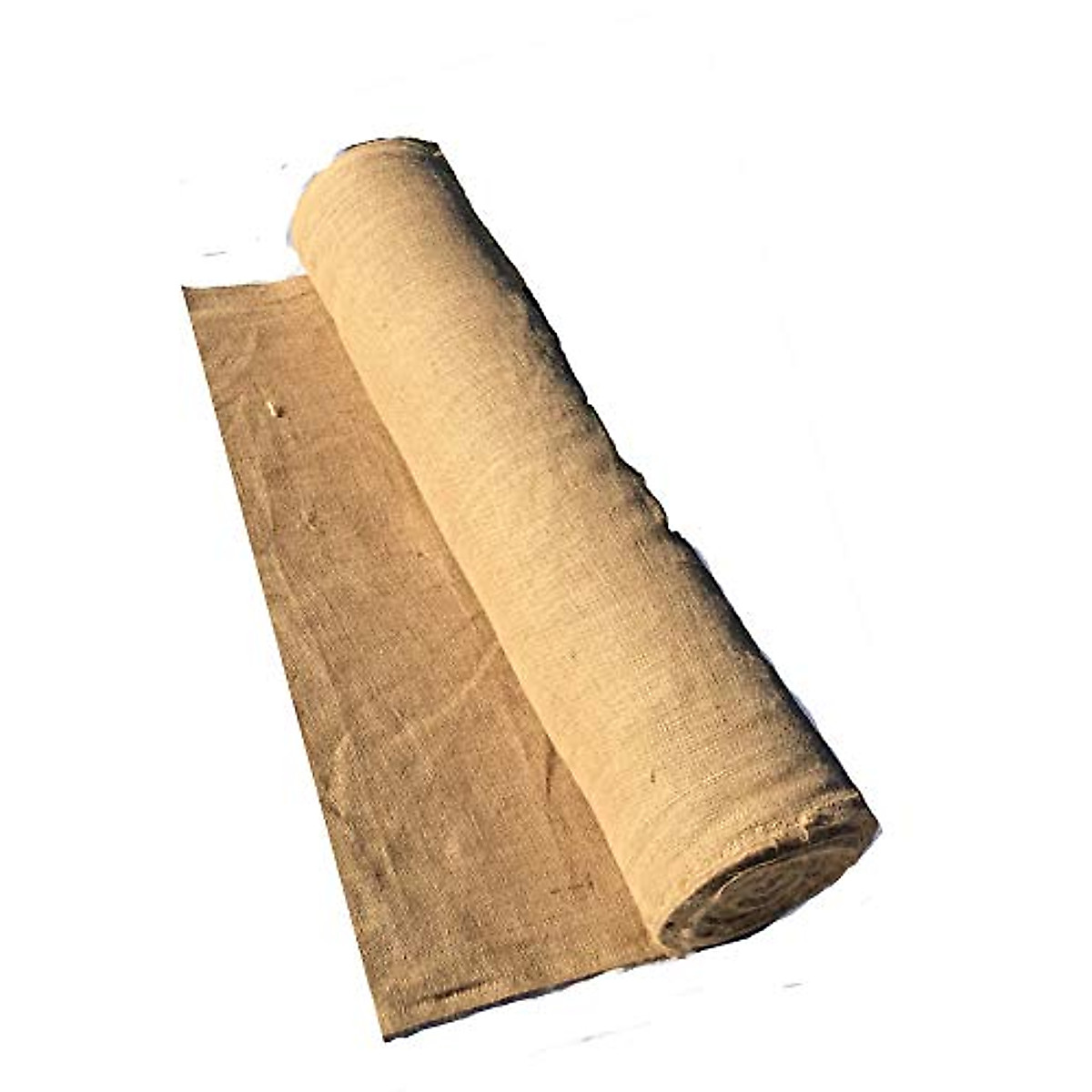 36-Inch Wide x 150 feet Long, Burlap Fabric Roll | 36" by 50 Yards | Non- Fraying| Wide and Tightly Woven | Outdoor Wedding Aisle Runners roll
