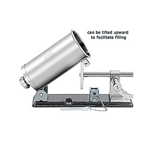 MZTOGR Sausage Stuffer - Stainless Steel Homemade Manual Sausage Maker Horizontal Meat Filling Kitchen Machine, Packed 8 Stuffing Tubes (2.5LBS)