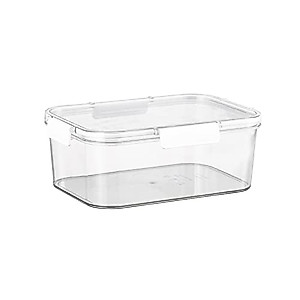 2 pack Transparent with lid food preservation box Household refrigerator freezer sealed box Vegetable and fruit classification plastic storage box