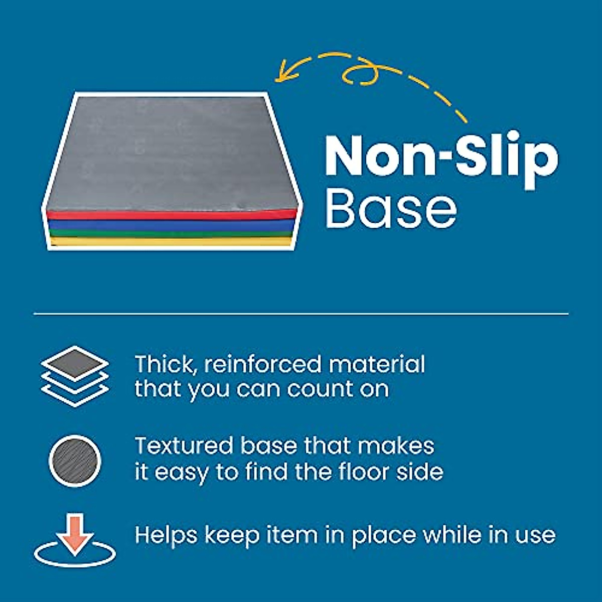 ECR4Kids SoftZone Patchwork Activity Mat, Folding Playmat, Contemporary