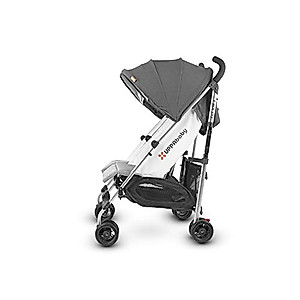 UPPAbaby G-Link 2 Stroller - Jordan (Charcoal Melange/Silver) + G-Link 2 Travel Bag