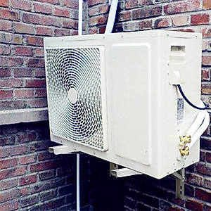 Popmoon Wall Mounting AC Brackets up to 440lb/200kg Split Air Conditioner Bracket 21 5/8"Lx16"H Bracket Air Conditioner Bracket Set Adjustble 9000 Btu to 36000 Btu