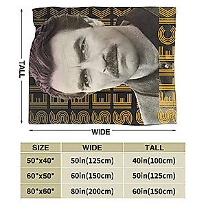 Tom Selleck Blanket Ultra-Soft Micro Fleece Blanket Warm Cozy Plush Bed Blanket Lightweight Sofa Throw Blanket