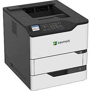 Lexmark MS823dn Monochrome Laser Printer for Office, Two-Sided Printing, Print Speed 65 ppm, 2.4 inch Color LCD Display, 1200 DPI, Black/Grey (50G0200)