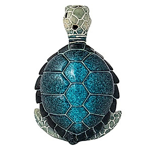 Sea Turtle Yoga Figurine Turtle Meditating Coastal Beach Home Decor 6 1/2 in x 4 1/2 in (Prayer)