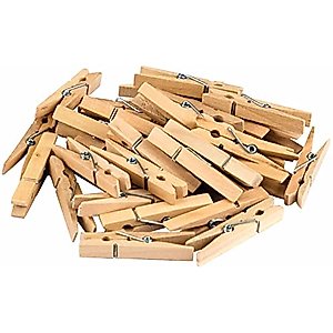 Teacher Created Resources STEM Basics: Medium Clothespins, Pack of 50