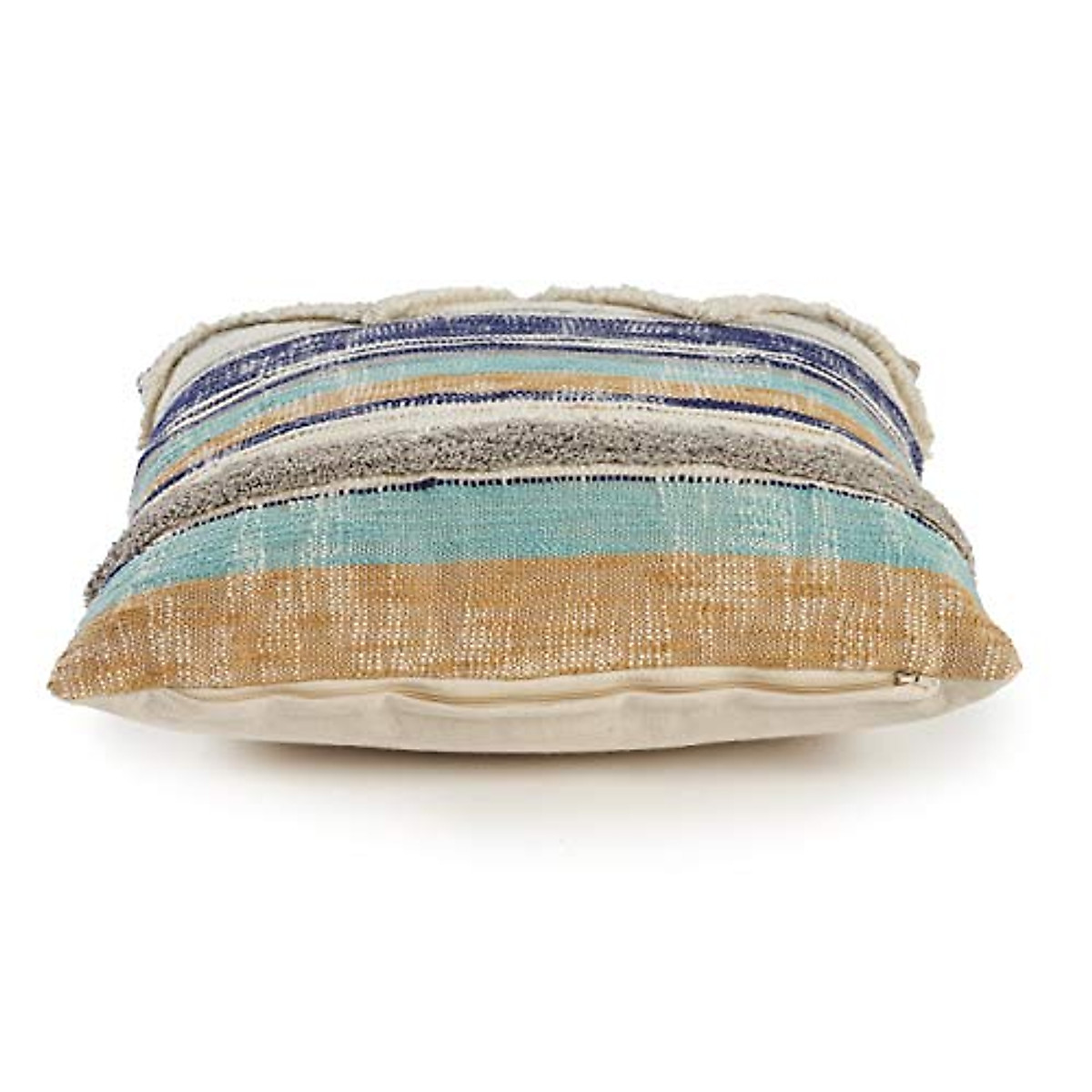 LR Home Donna Throw Pillow, 18" x 18", Blue/Multi