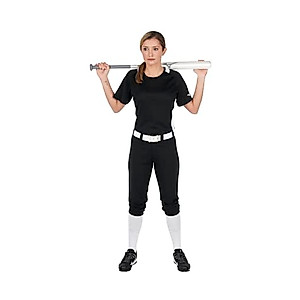 Mizuno Womens Prospect Softball Pant, Black, Small US