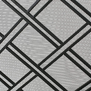 Christopher Knight Home Josette Single Panel Iron Fireplace Screen, Black